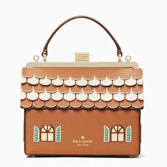 kate spade | Bags | Nwt Kate Spade Gingerbread House Purse Top Handle ...
